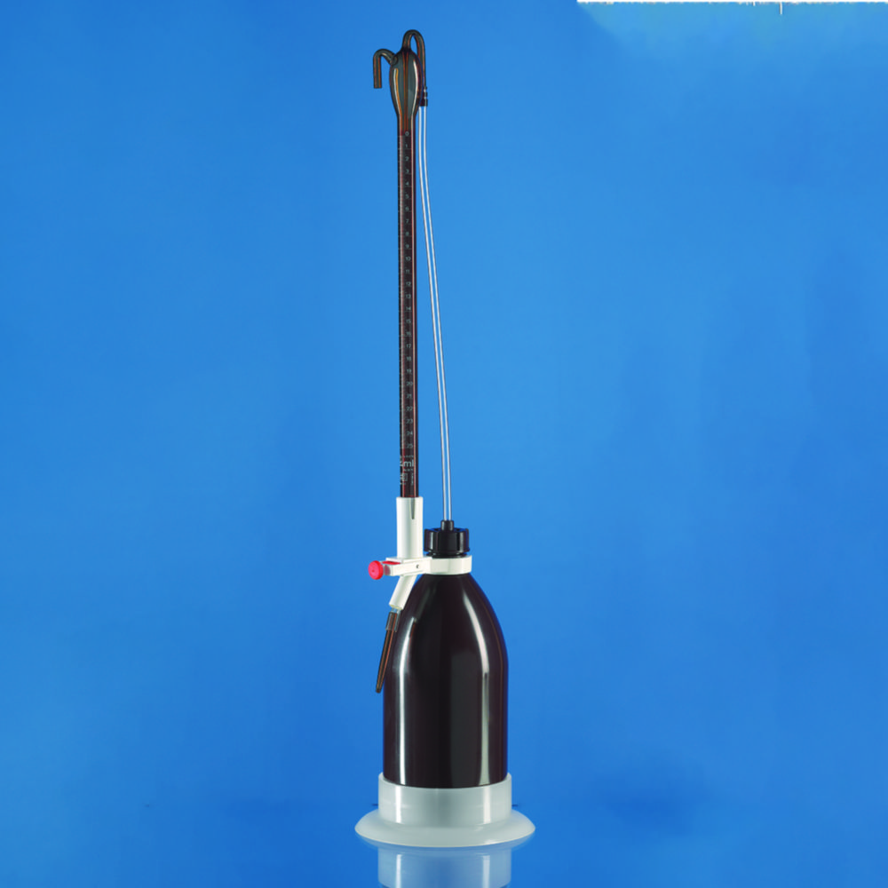 Titrating apparate acc.to Schilling, Silberbrand, Schellbach stripes ...