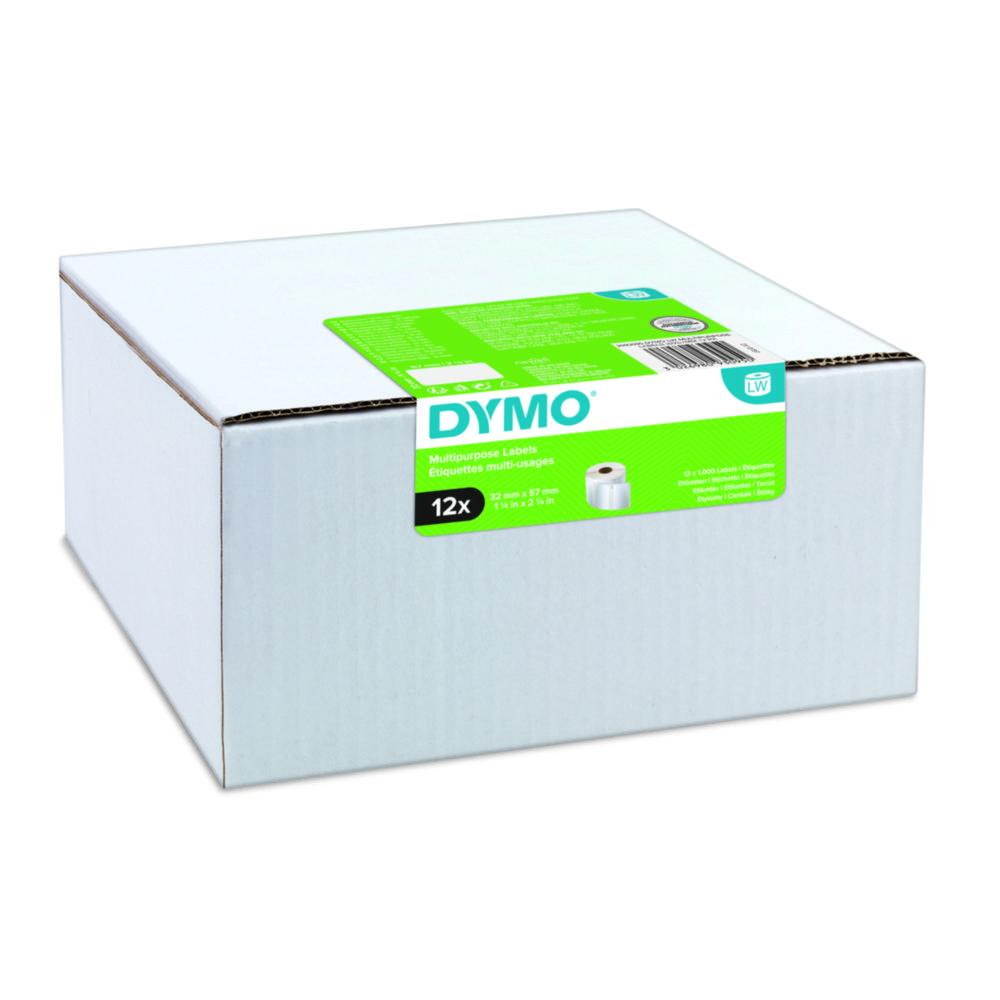 Dymo Original Label for LabelWriter Big Pack, White, Removable, 32mm x ...