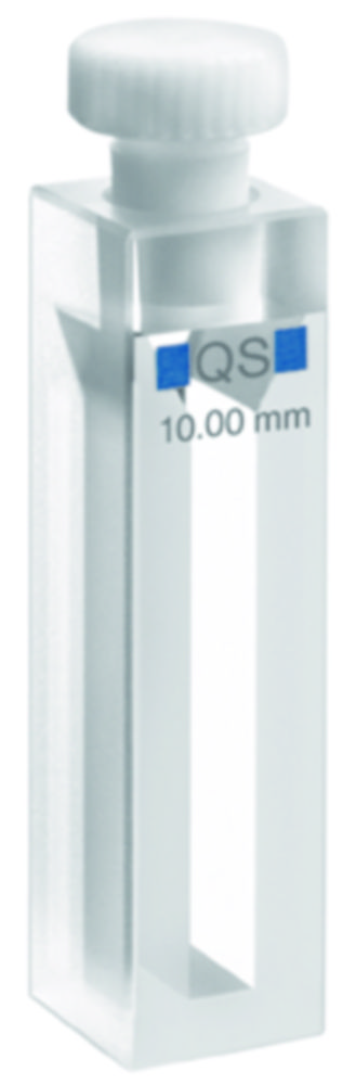 Hellma Half-micro-cuvette 114-QS, 10 mm Quartz Glass, 1400 µl, PTFE ...
