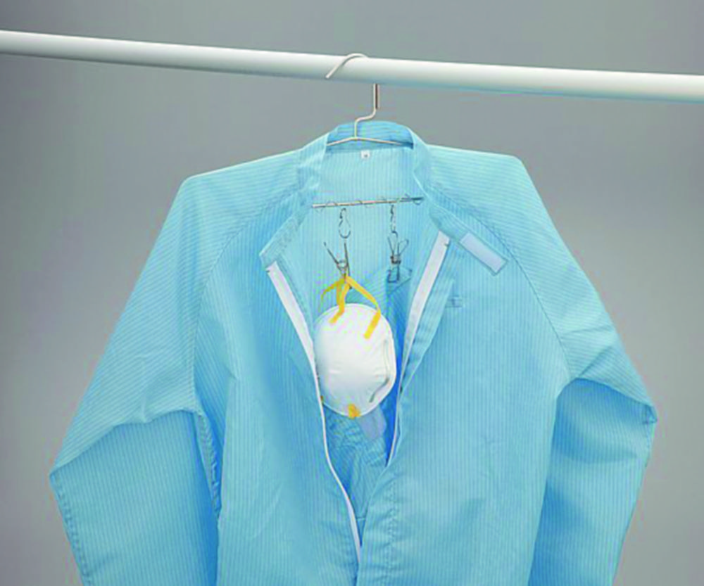 Stainless steel hanger with name tag pack of 10 pcs. | LabFriend ...