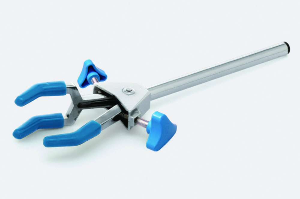 ISOLAB Clamp 3 Prongs, Jaw Opening 0 - 70 mm, PVC Coated Jaws ...