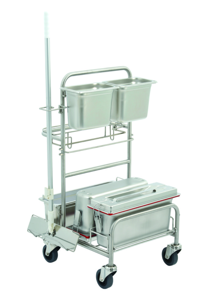 Pfennig Cleanroom Trolley Clino CR4 EM-GMP incl. MopJump 3500210 ...