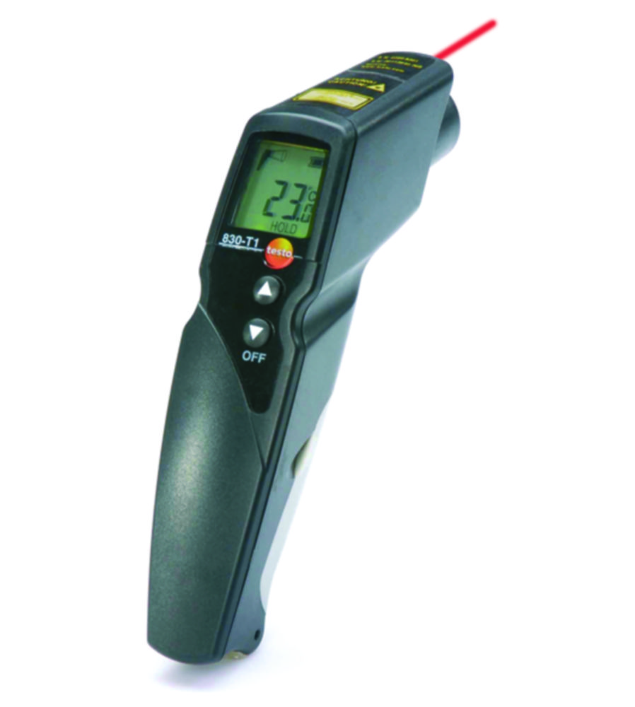 Testo Infrared Thermometer Testo 830-T1 with 1-Point Laser Sighting ...
