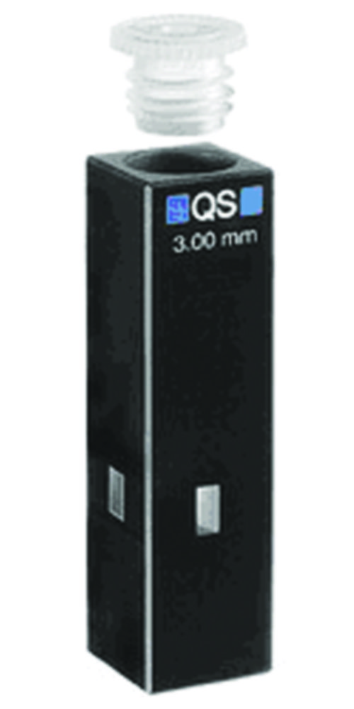 Semi-micro-cuvette 108F-QS, 10x4 mm thickness quartz glass SUPRASIL ...