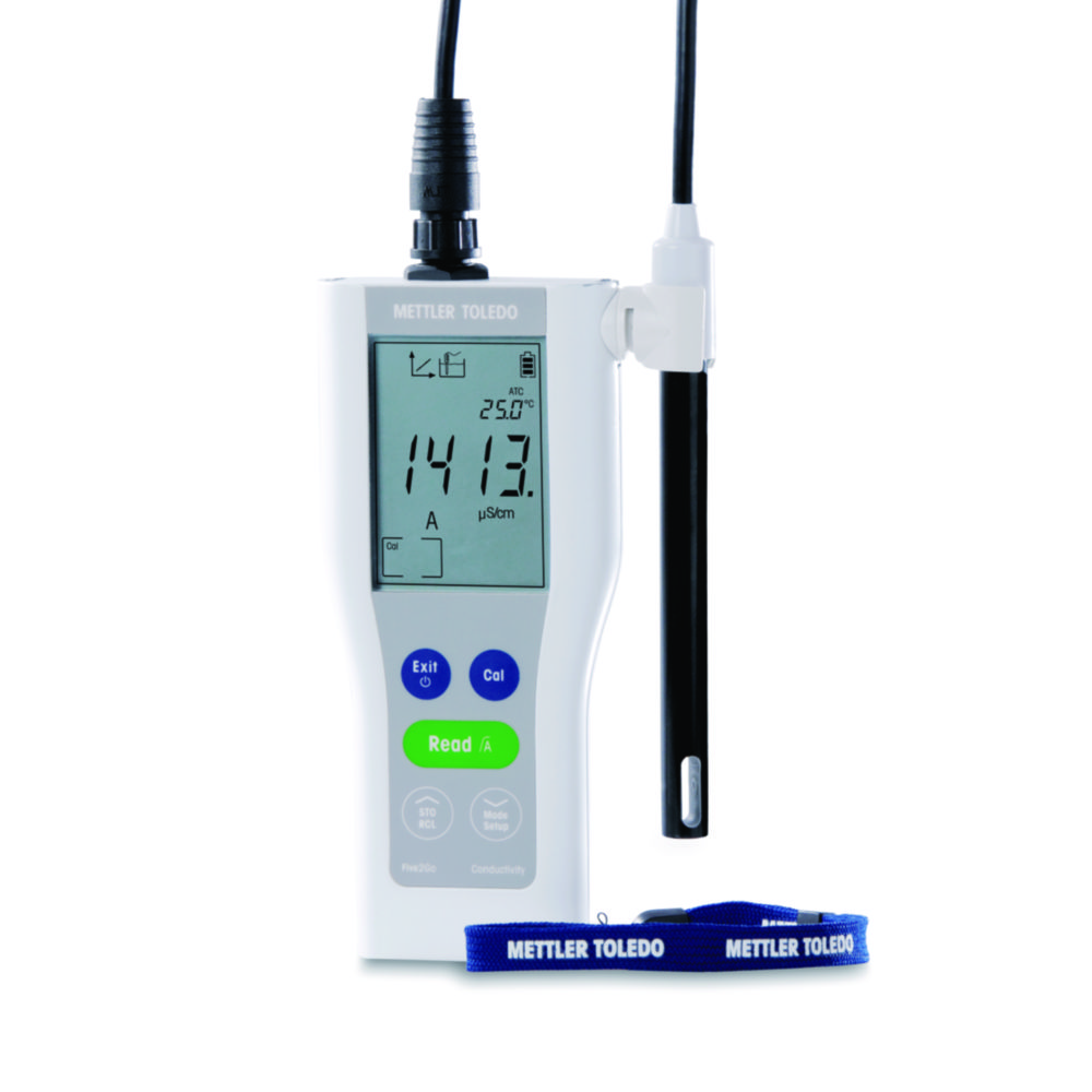 FiveGo F3-Field-Kit Conductivity meter incl. LE703 IP67 conductivity ...