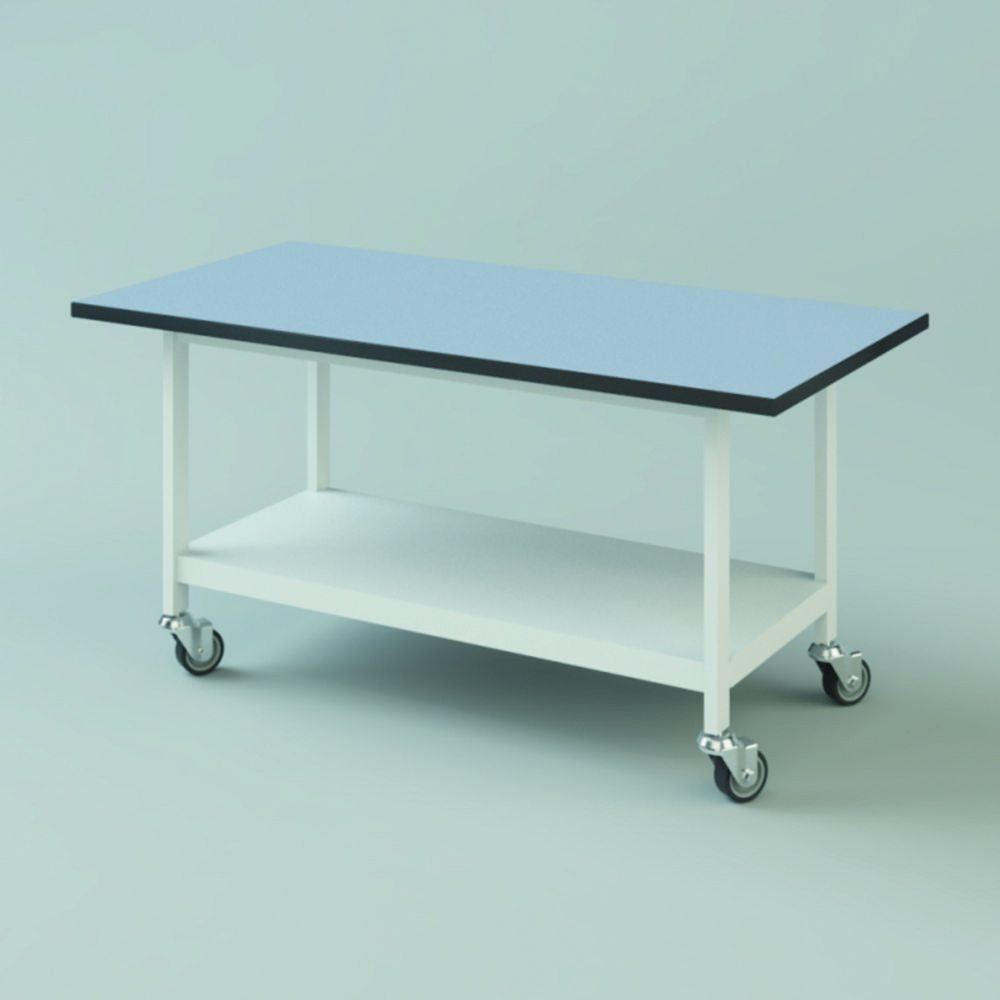 Heavy-duty table, TopResist 1200x600x900mm, sit working height w. table ...