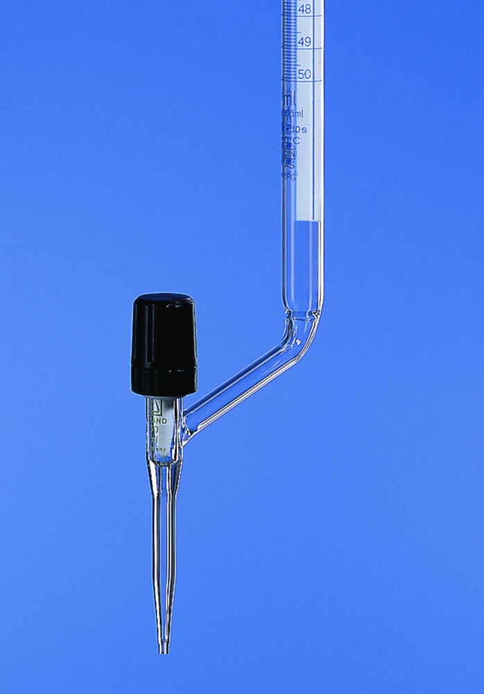 Burette 25 ml :0,05 ml, class AS lateral PTFE valve, Schellbach pack of ...