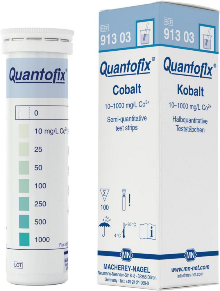 Macherey-Nagel QUANTOFIX Test Strips Cobalt, Pack of 100 | LabFriend ...