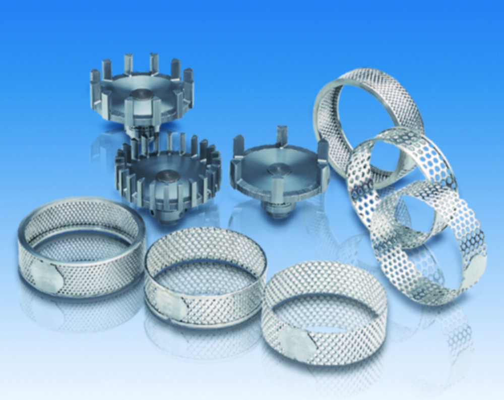 Ring sieve ZM 200 / ZM 100 stainless steel trapezoid holes 0.25 mm ...