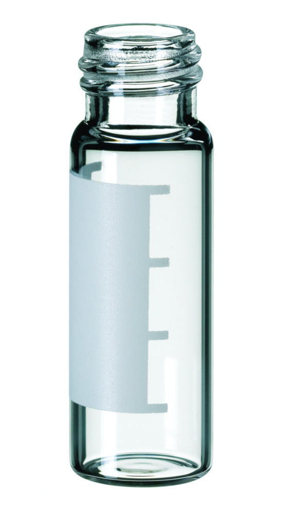 LLG Labware 4 ml Clear Threaded Bottle with Writing Field, Pack of 100 ...