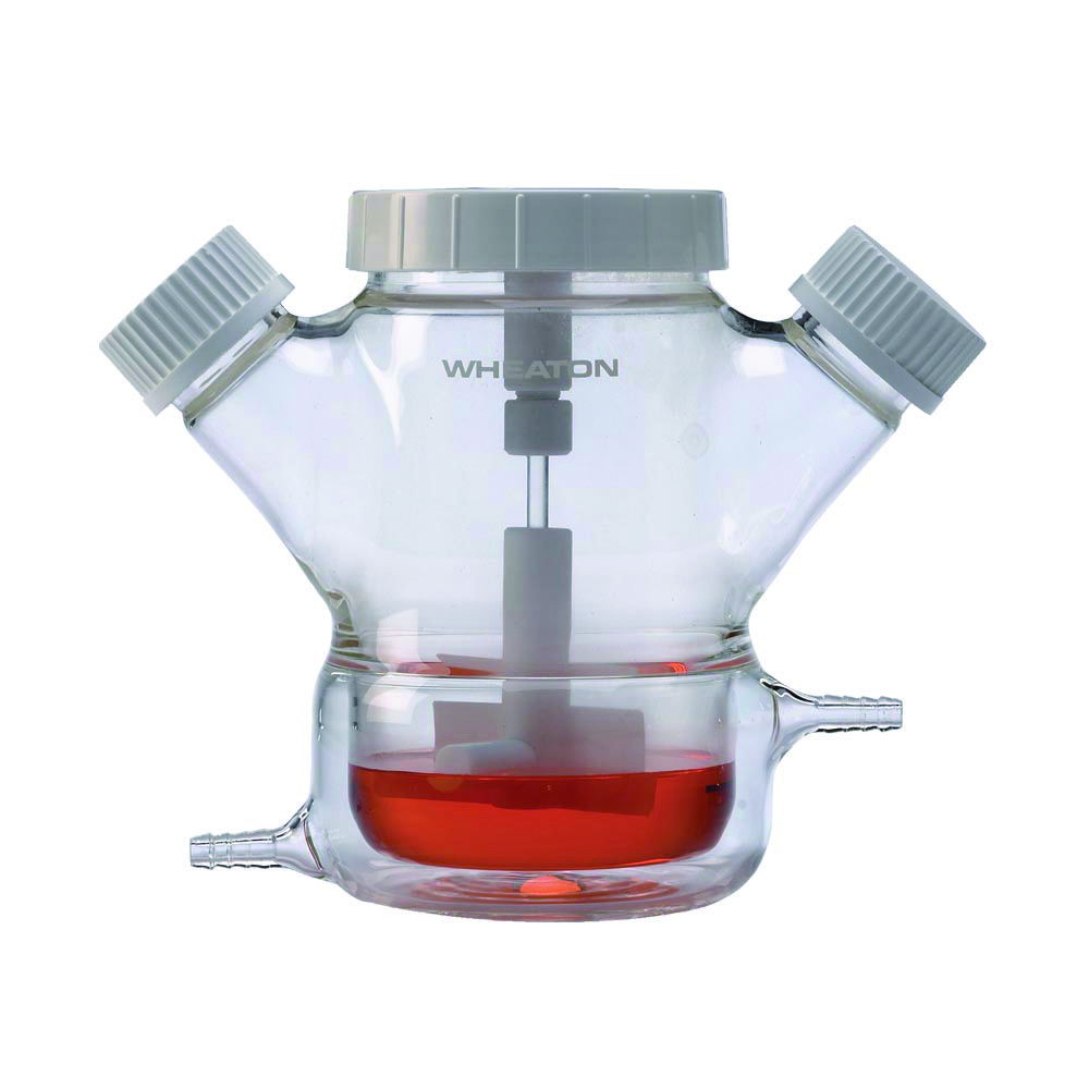 DWK Celstir Jacketed Spinner Flask 1000 mL | LabFriend India