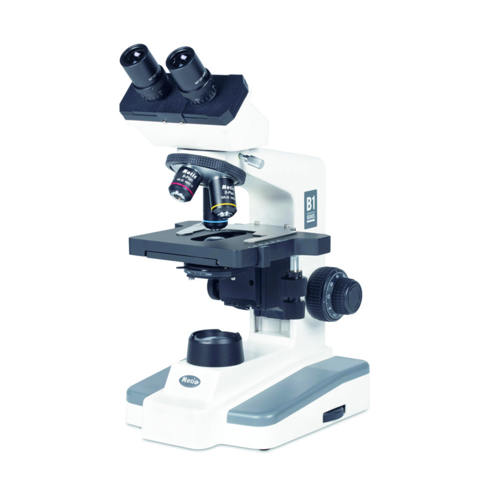 MOTIC Microscope B1-220E-SP Binocular with 4X, 10X, and 40X Objective ...