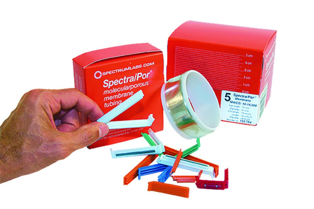 Spectra/Por® Dialysis tubing clips weighted, PP, autoclavable, white ...