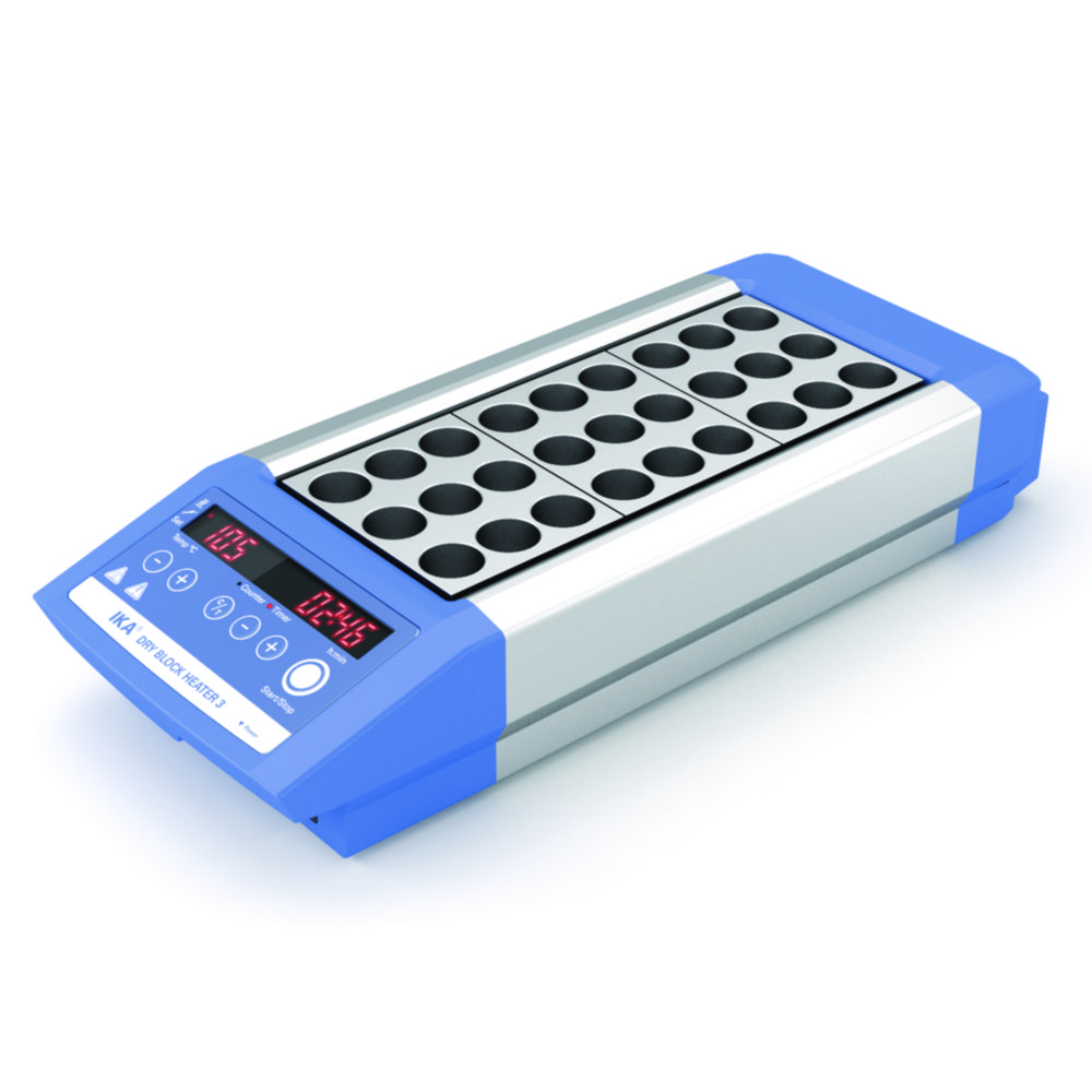IKA Digital Block Thermostate Dry Block Heater 3 for 3 Aluminium-Block ...