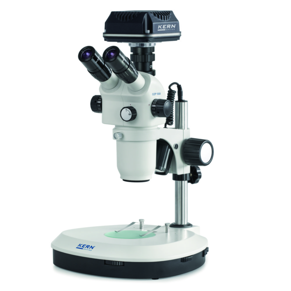 Kern Stereo Zoom Microscope Digital Set (947-10, OZP 558, OZB-A5702 ...