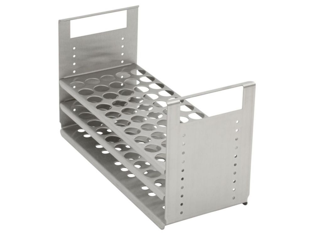 Julabo Test Tube Rack, Stainless Steel for 50 Test Tubes 100 x 17 mm ...