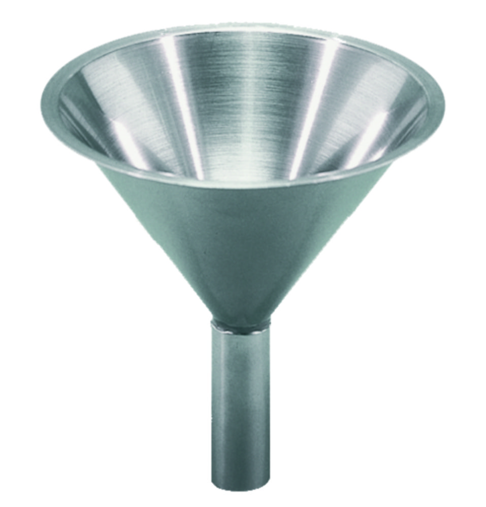 BOCHEM Special Funnel 240 mm Stainless Steel, Tube Straight, for Powder ...