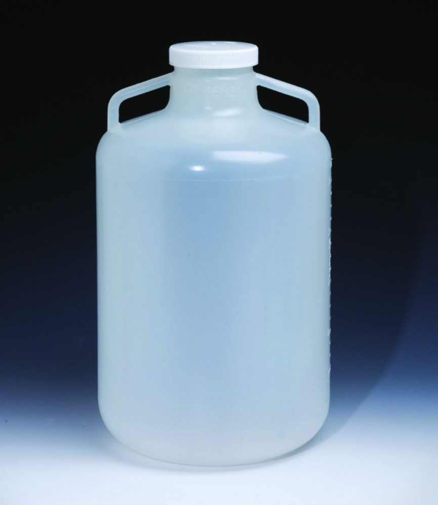 Thermo Elect.LED Wide Neck Carboy with Handle, 10L, Polypropylene ...