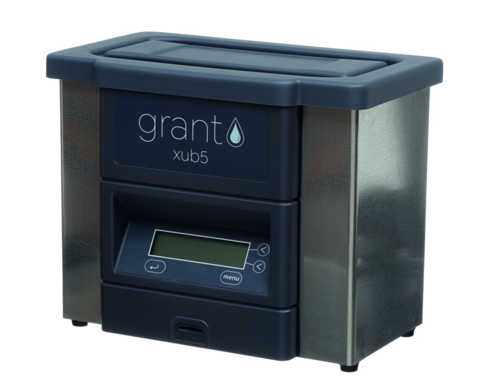Grant Ultrasonic Bath XUB 5, 4.5 Ltr., 5...70°C, Incl. ABS Lid ...
