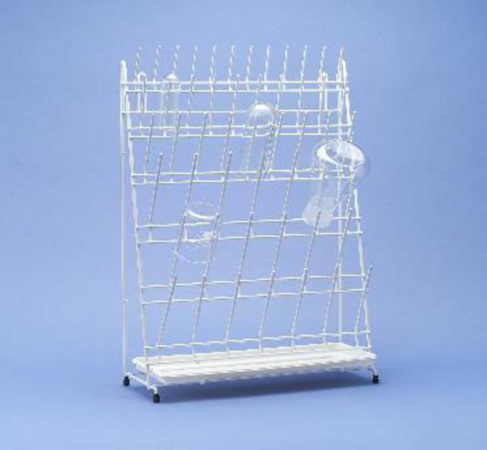 Württ PE-Coated Wire Draining Rack for 50 Pharmacy Bottles (420x170x610 ...