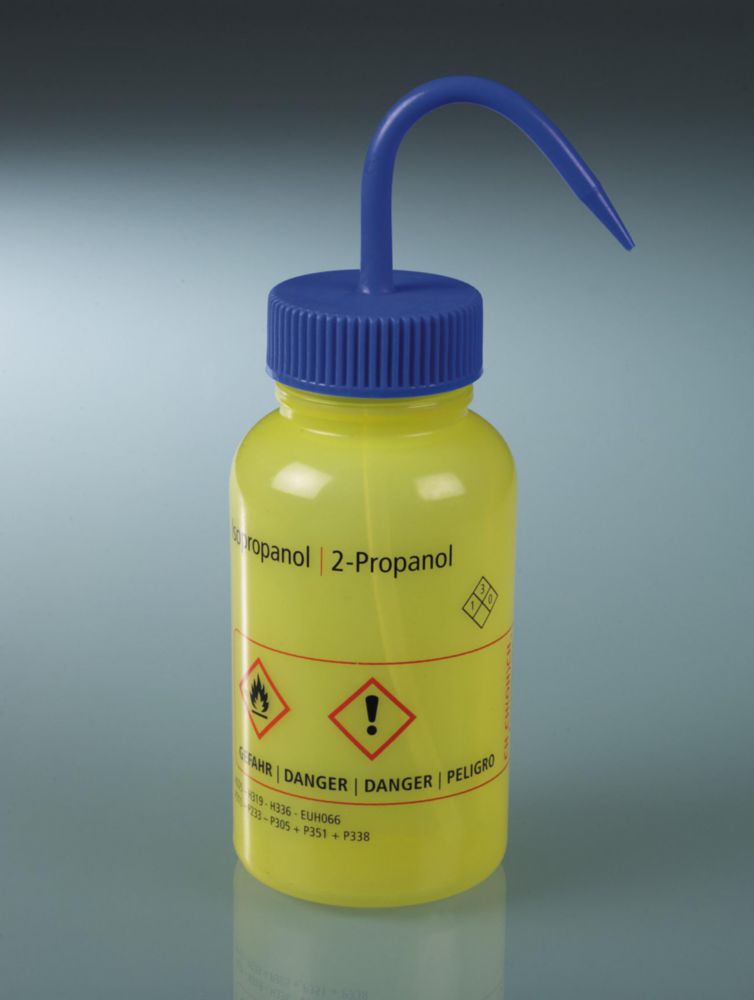 Bürkle Spray Bottle 500 ml LDPE Wide Neck "Iso-Propanol" Closure Blue ...