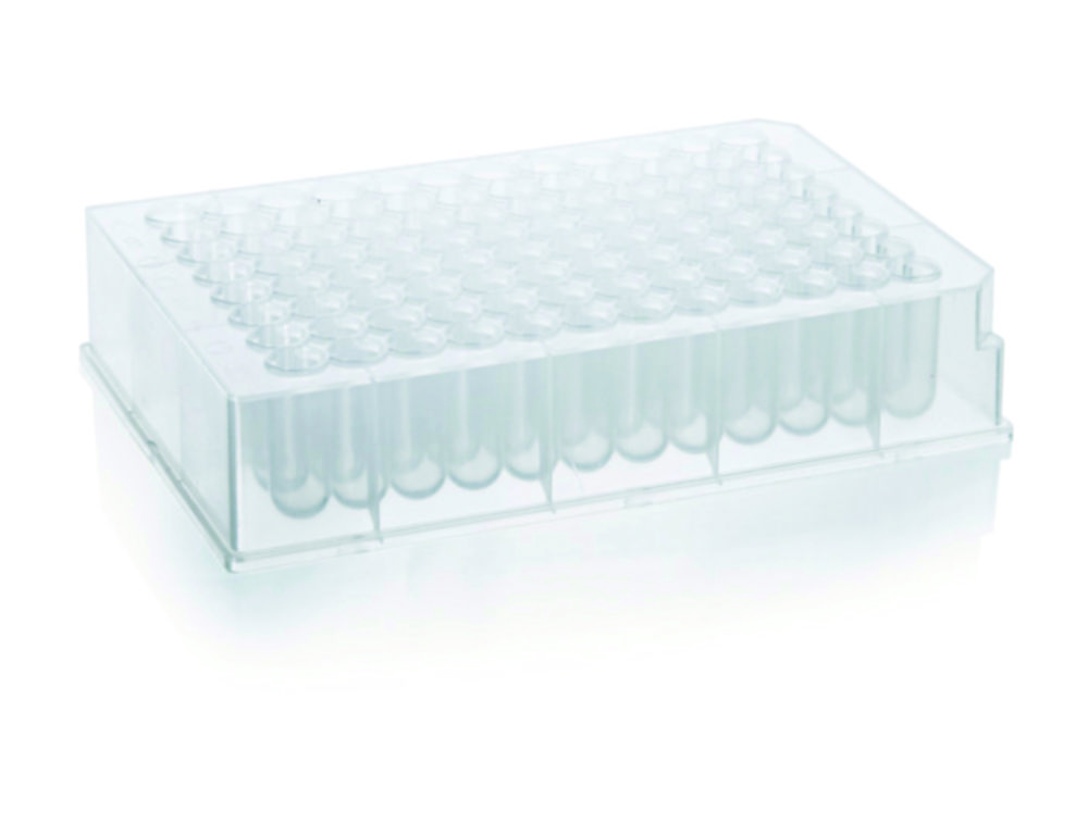 BRAND 96-Well Deep Well Plate 1.2ml Polypropylene Non-Sterile Stackable ...