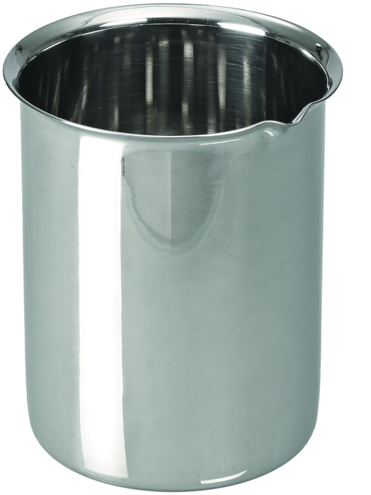 Laboratory beaker 500ml stainless steel, AISI 304 | LabFriend Singapore