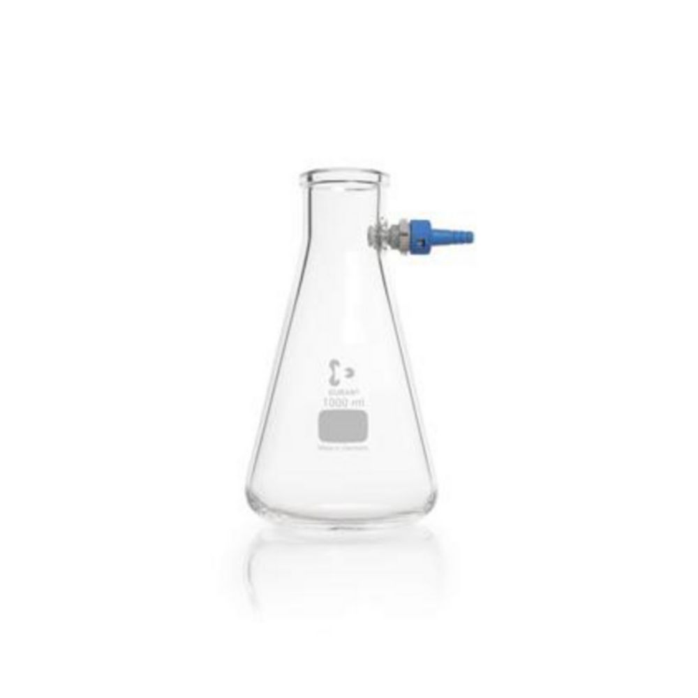 DWK Duran Filtering Bottle, 1000 ml, with PP Hose Connection Cap ...