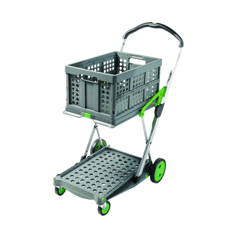 Clax Laboratory Trolley with Folding Box 46L Green Edition | LabFriend ...