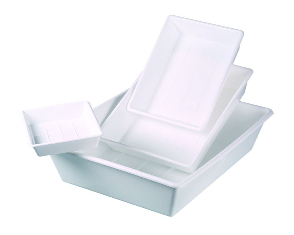Bürkle Laboratory Tray 250x310x65 mm White PP Tray Base | LabFriend ...