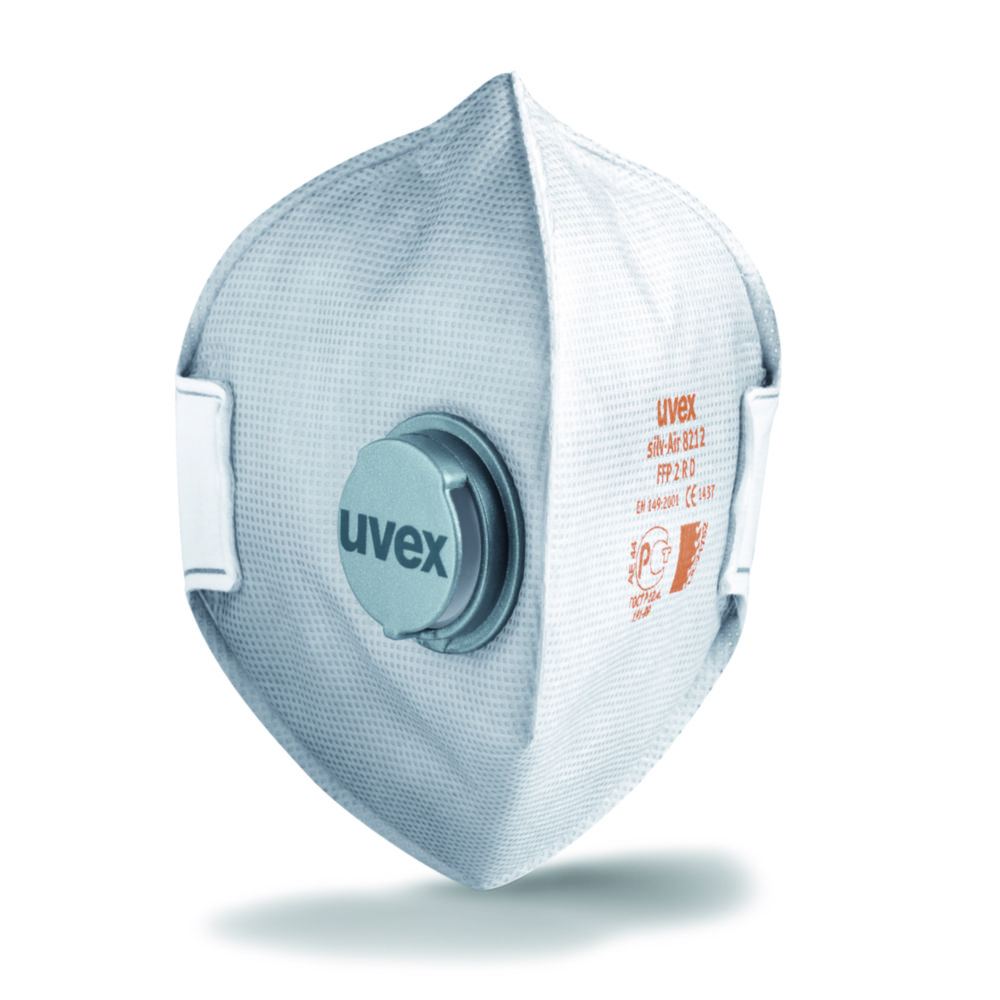 Uvex Fine Dust Mask Silv-Air Pro 8313 FFP3 with Exhaust Valve, Pack of 15 | LabFriend South Africa