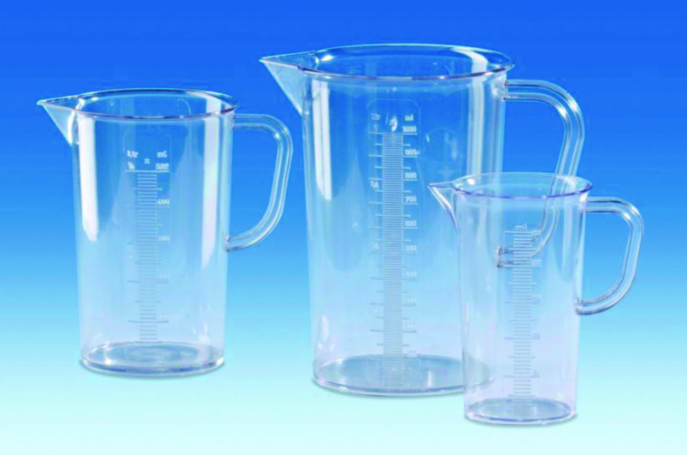 VITLAB Measuring Jugs, 1000 ml, SAN Moulded Graduation | LabFriend Malaysia