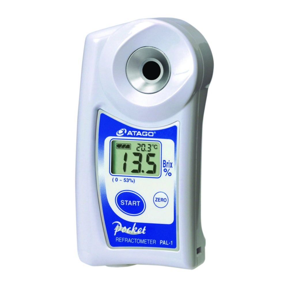 ATAGO Digital Hand-Held Refractometer PAL-Alpha 0.0 - 85.0% Brix with ...