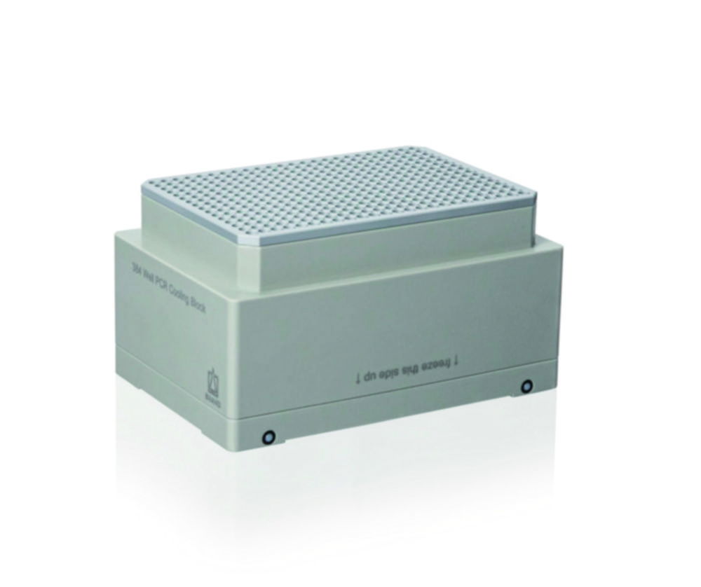 Cooling block, suitable for 384-well PCR plates, Passive cooler, PP ...