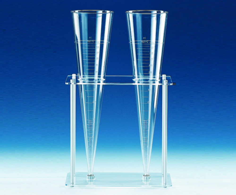 Kartell Sedimentation Cone Rack Acrylic for Two Plastic Imhoff Cones ...