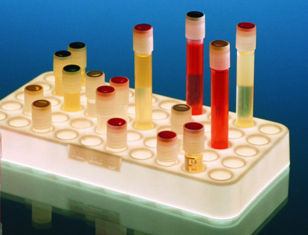 Thermo Nalgene Cryovial Rack PC 197x102x28 for Cryovial Storage ...