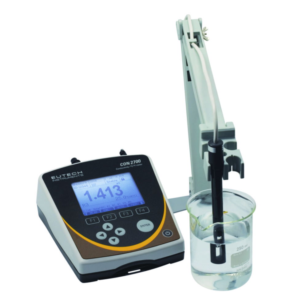 Thermo Eutech CON 2700 Conductivity Meter with 4-Cell Probe & Electrode ...