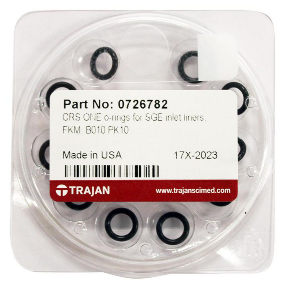 Trajan Scientific CRS ONE O-Rings for SGE Inlet Liners, FKM, B010, Pack ...