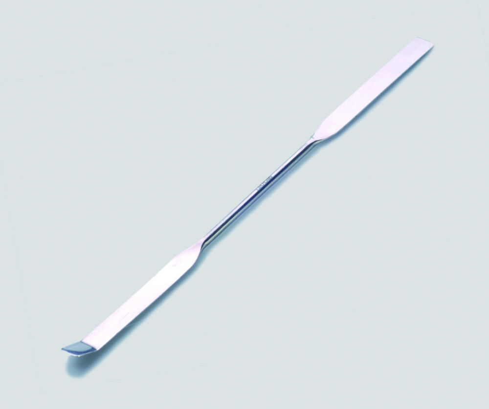 Double ended spatula 130 mm type chattaway, 18/10 steel | LabFriend ...