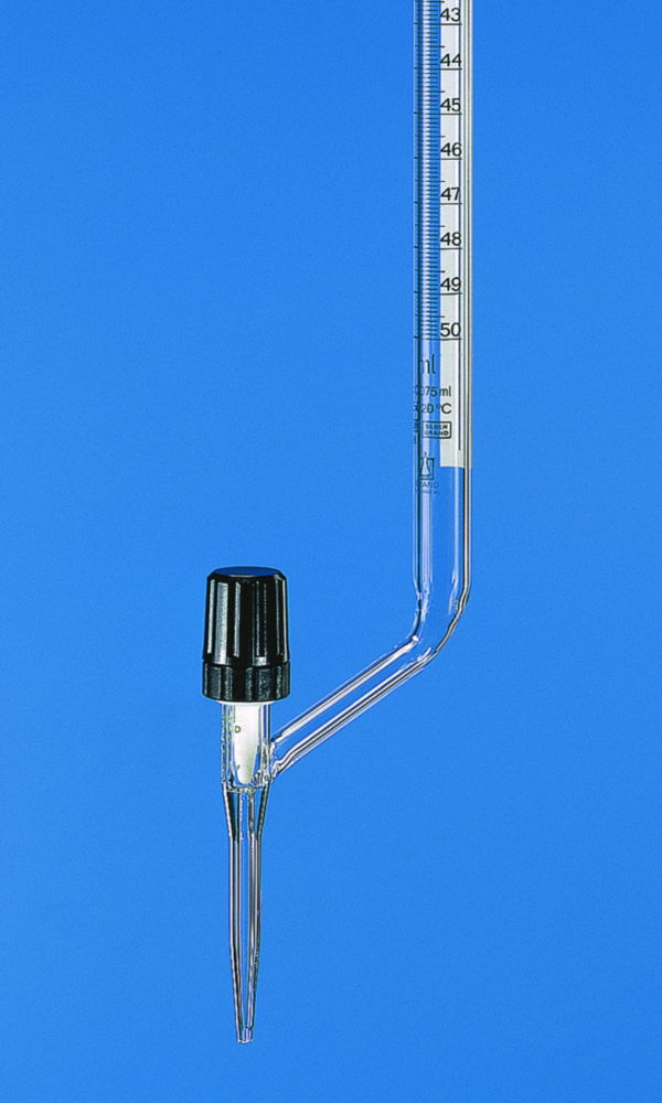 BRAND Burette 50 mL with Side Valve Stopcock and Safety Device – Class ...