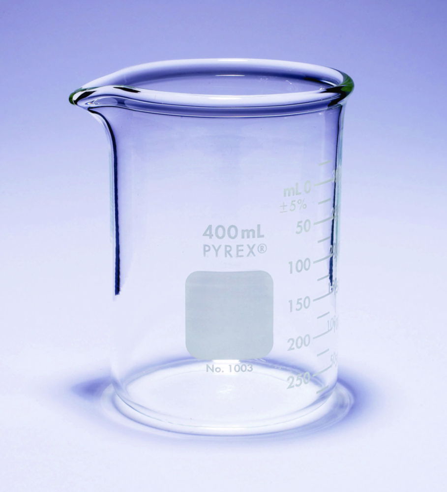 DWK Heavy Duty Beaker 400 mL, Pack of 12 | LabFriend | Laboratory Equipment and Lab Supplies