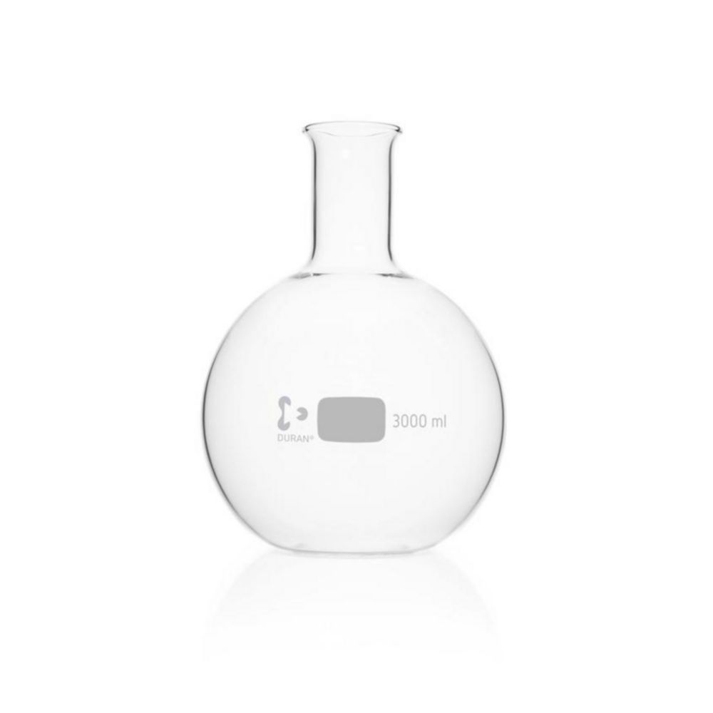 DWK Duran 100 mL Flat Bottom Flask, Wide Neck | LabFriend | Laboratory ...