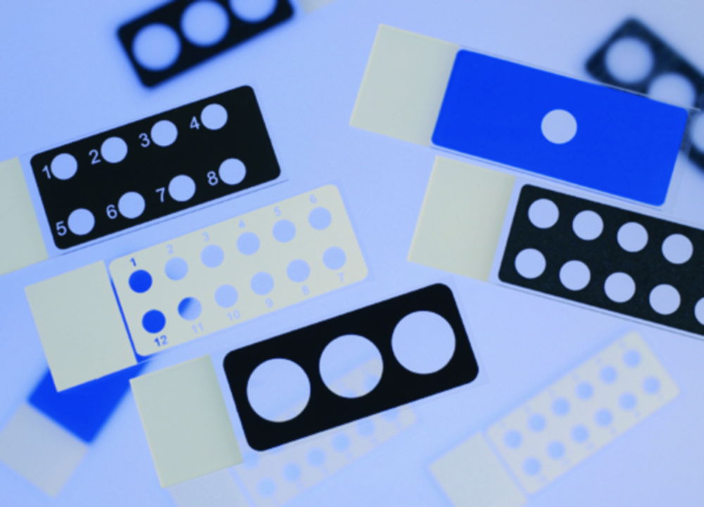 Epredia Netherlands Diagnostic Slides, 25 x 75 x 1 mm, Black PTFE, 10 ...