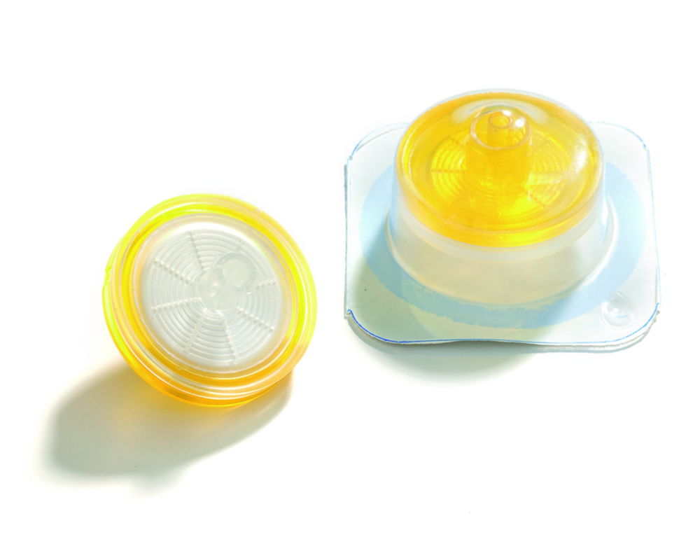 LLG Syringe Filters CA 0.45µm Ø 25mm Yellow, Sterile, Pack of 50 ...