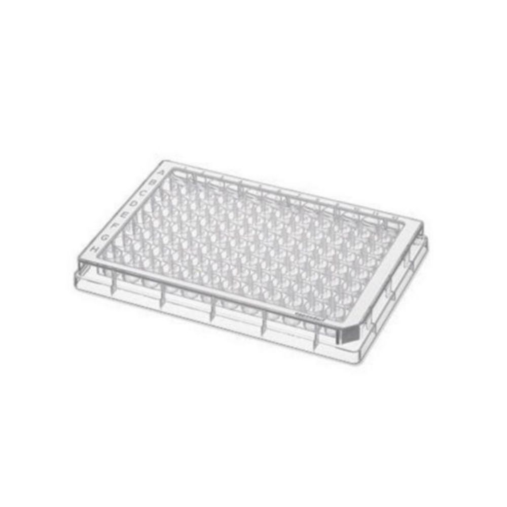 Microplate 96/F-PP, clear wells border color white, PCR clean, pack of ...